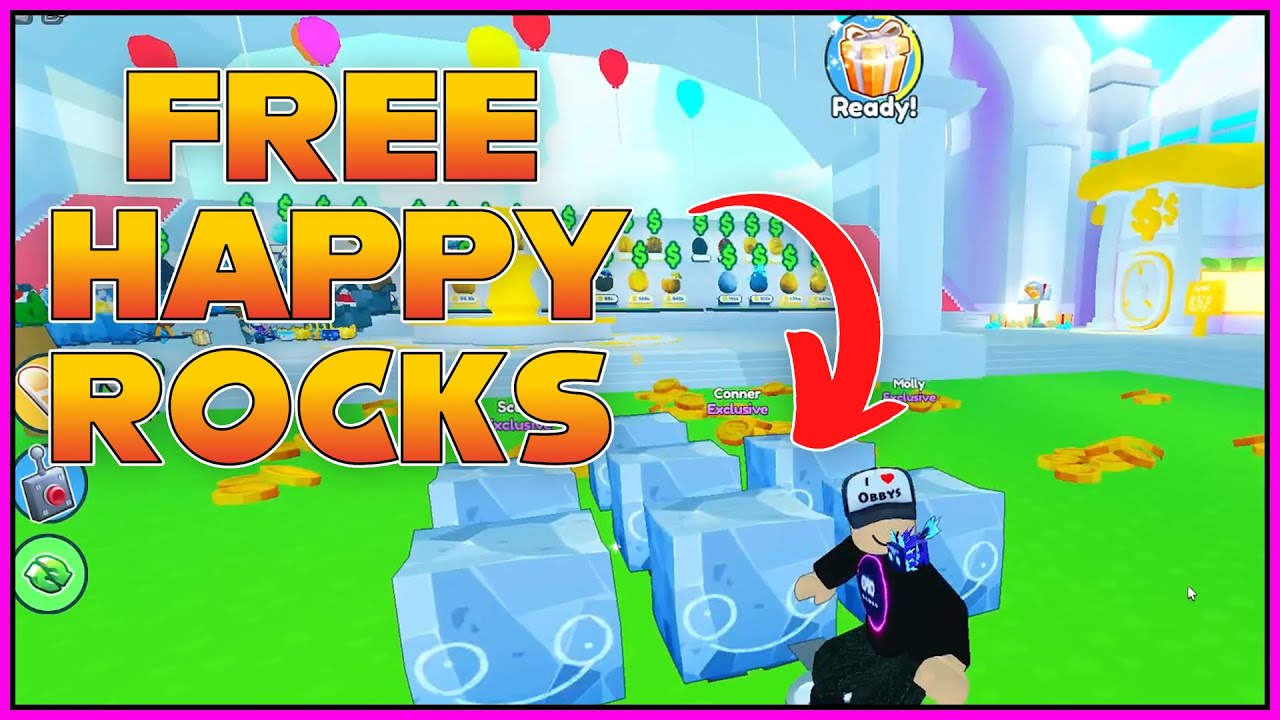 Win a Huge Happy Rock In Our FREE Pet Sim X Giveaway, Roblox - YouTube