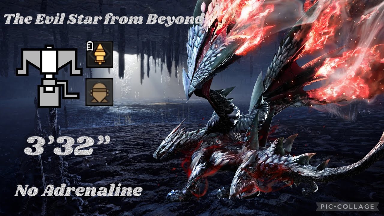 Monster Hunter Rise Crimson Glow Valstrax HBG 3'32" - YouTube