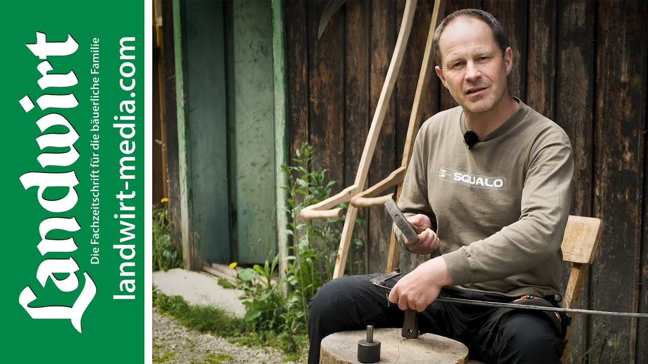 Sense richtig dengeln | landwirt-media.com - YouTube