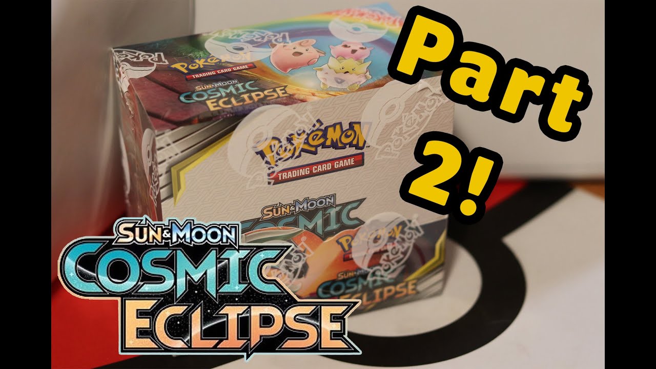 Cosmic Eclipse Booster Box PART 2! - YouTube
