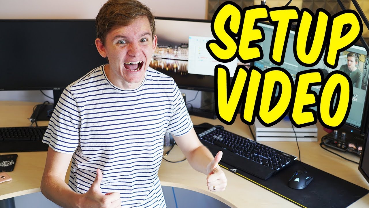 Teo's Wild Office Setup - YouTube