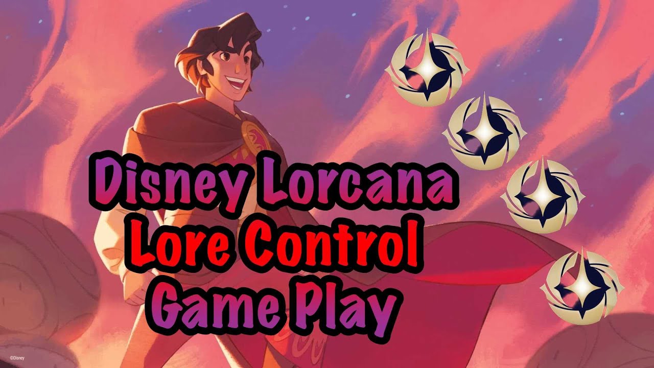 Beware: Lore Control Dominates! Disney Lorcana Gameplay - YouTube