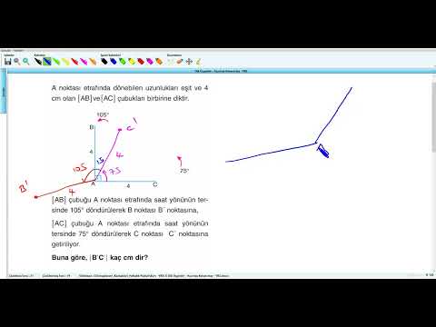 GEOMETRİ   DİK ÜÇGENLER KENARORTAY AÇIORTAY BİR SORU BİR CEVAP 22