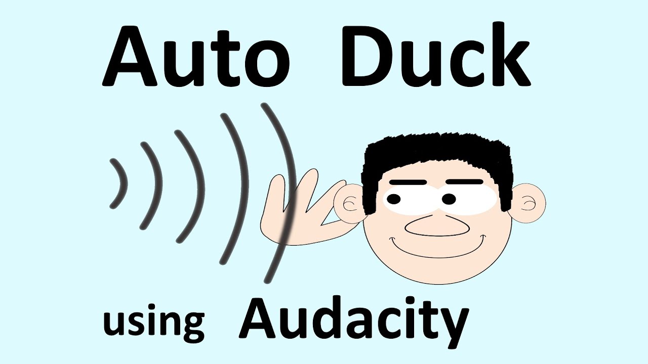 Audacity: Use Auto Duck to Mix Voice and Music - YouTube