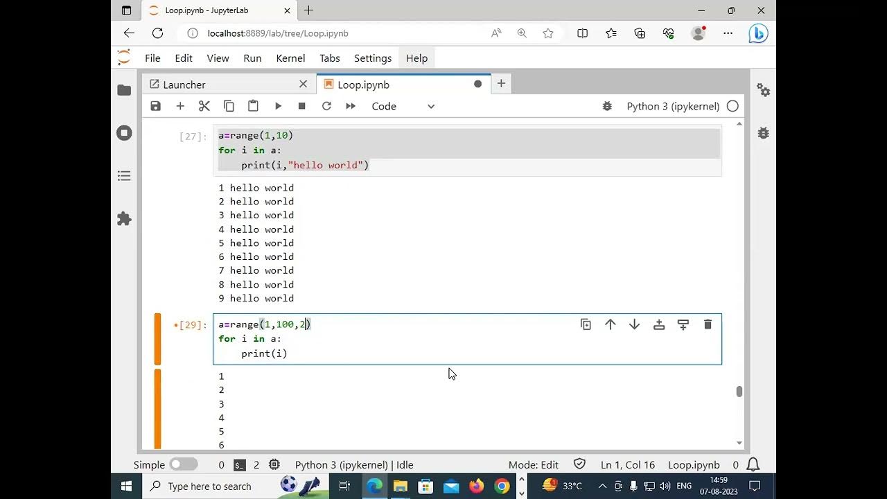 python for loop part 2 | python for looping in function | python for loop input user - YouTube