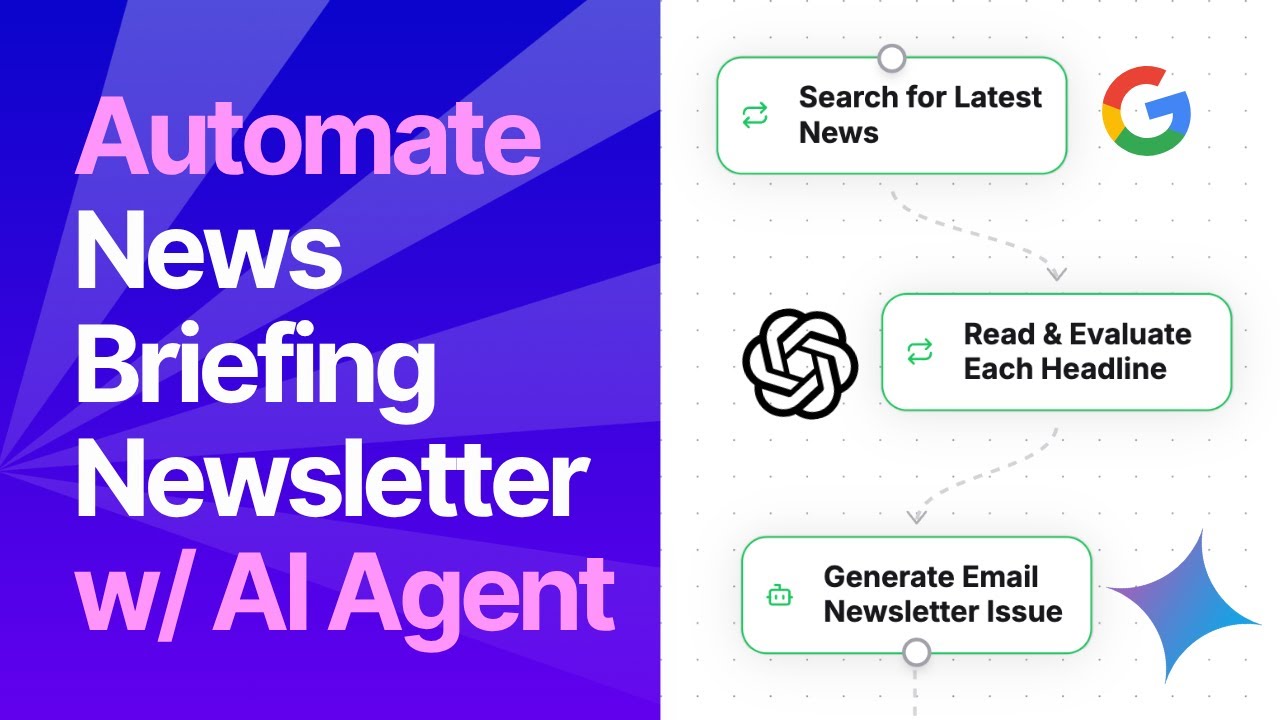 Create a Self-Writing News Briefing Newsletter with This AI Agent - YouTube