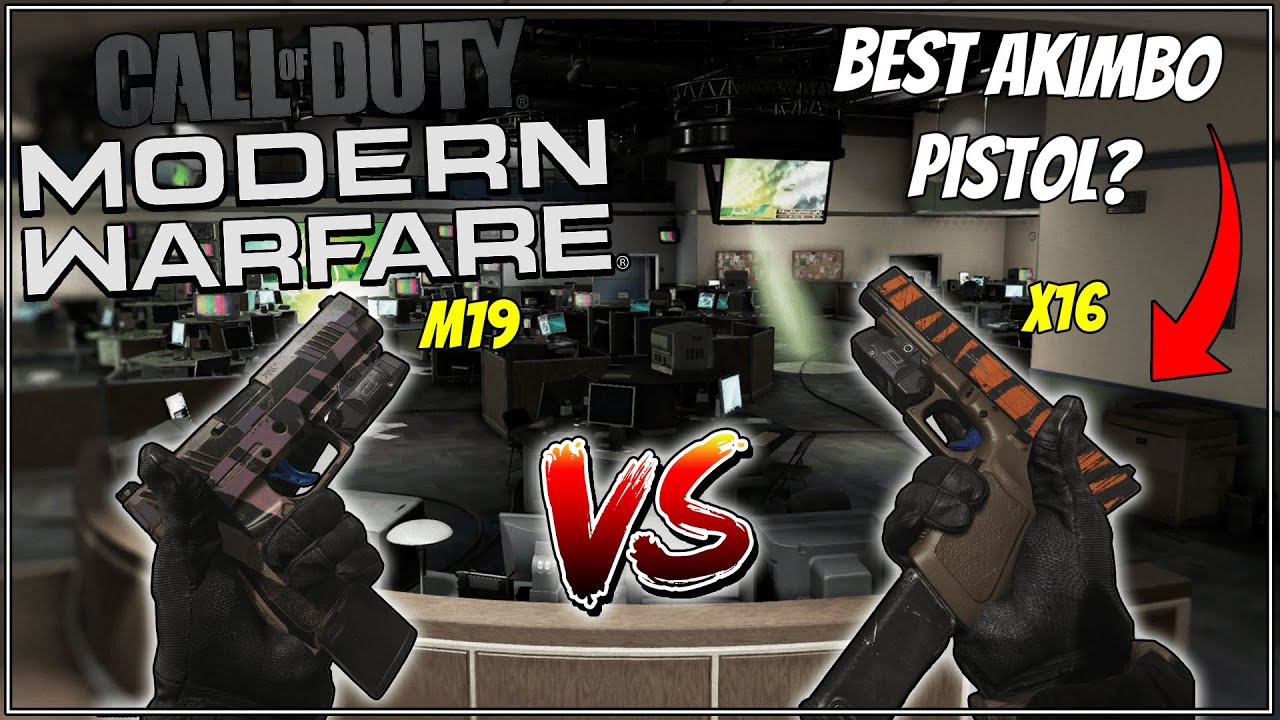 AKIMBO M19 vs AKIMBO X16! The Best Akimbo Pistol Class Setup in Modern ...