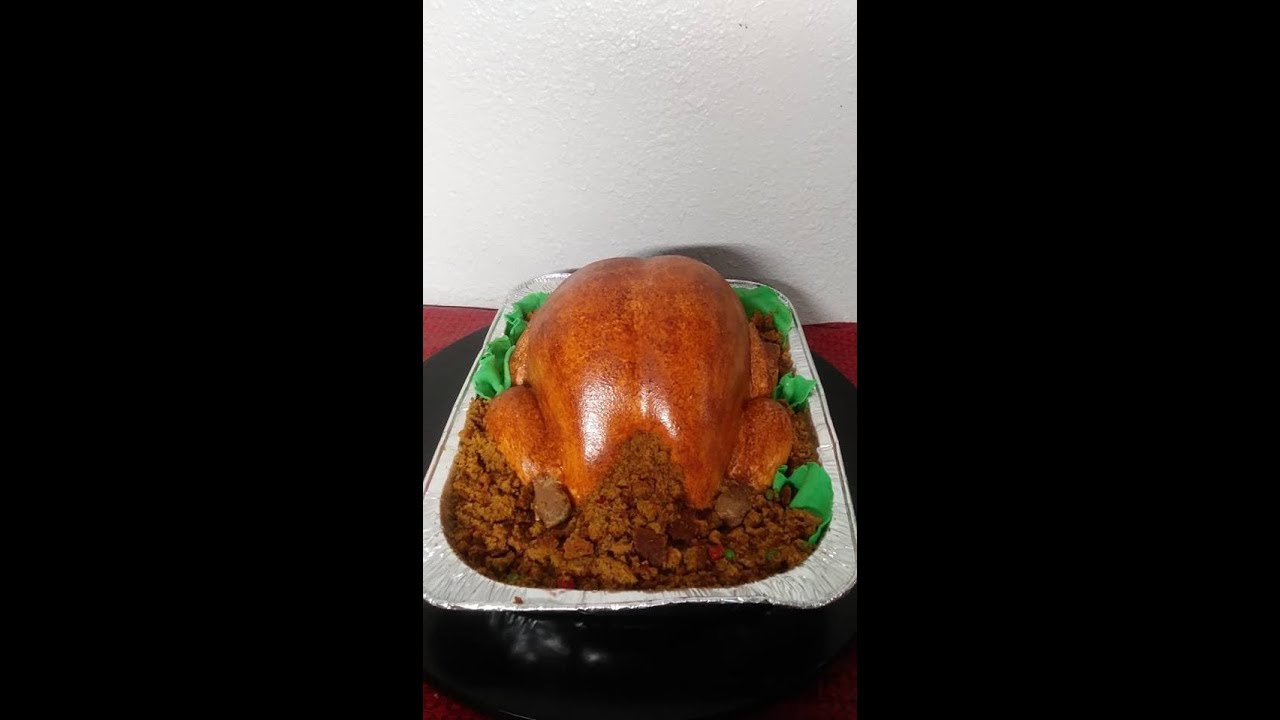 Thanksgiving Turkey Cake tutorial - YouTube