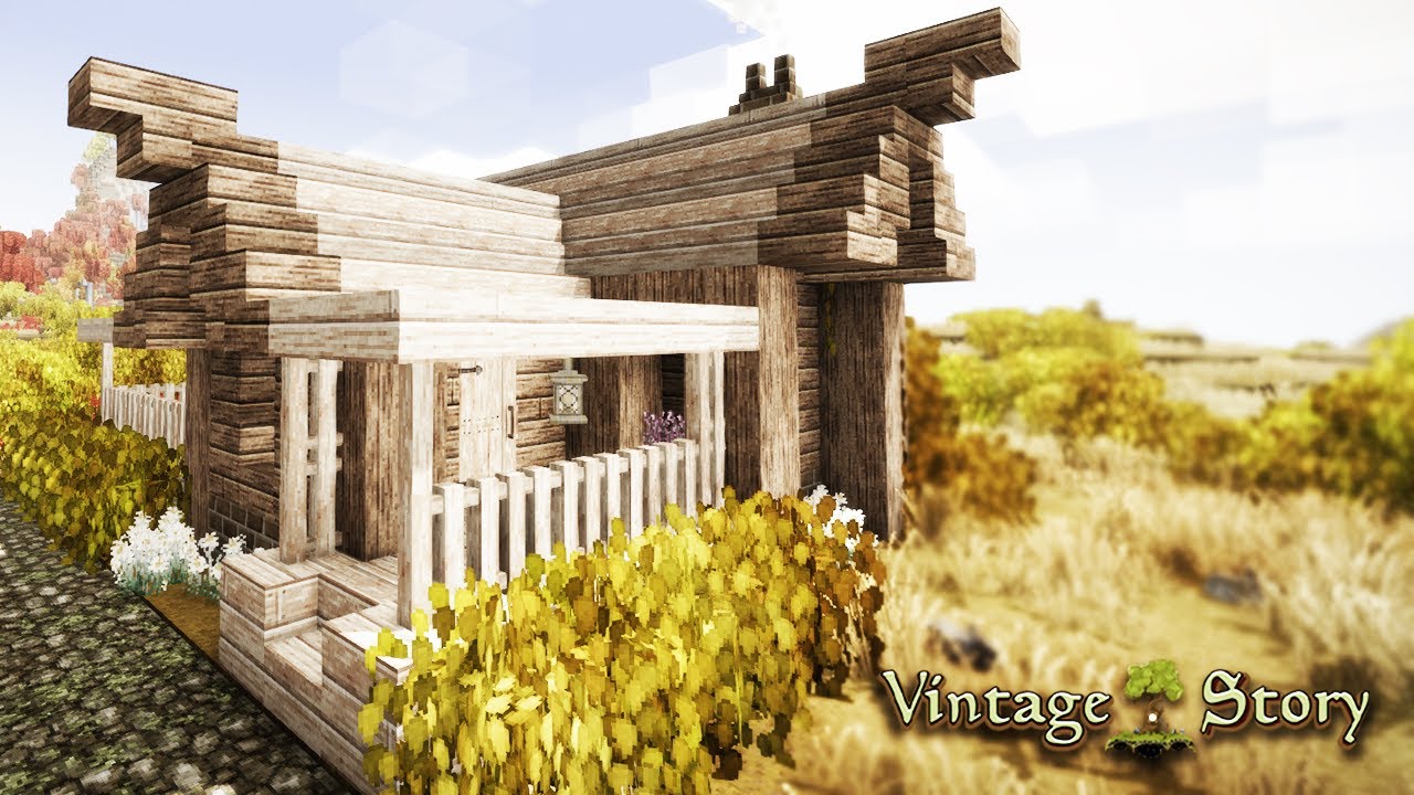Vintage Story | Tiny Cottage House ⛺ | Build Ideas - YouTube