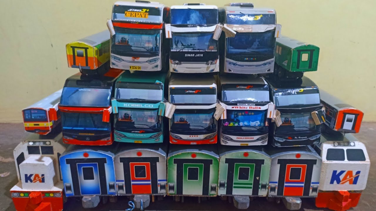 Mobil Molen, Mobil Damkar, Truk Tangki, Bis Sinar Jaya, Bis Budiman ...