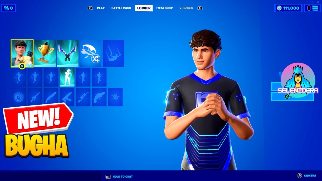 NEW Bugha Icon Series Bundle Showcase! (Skins, Back Bling, Pickaxe ...