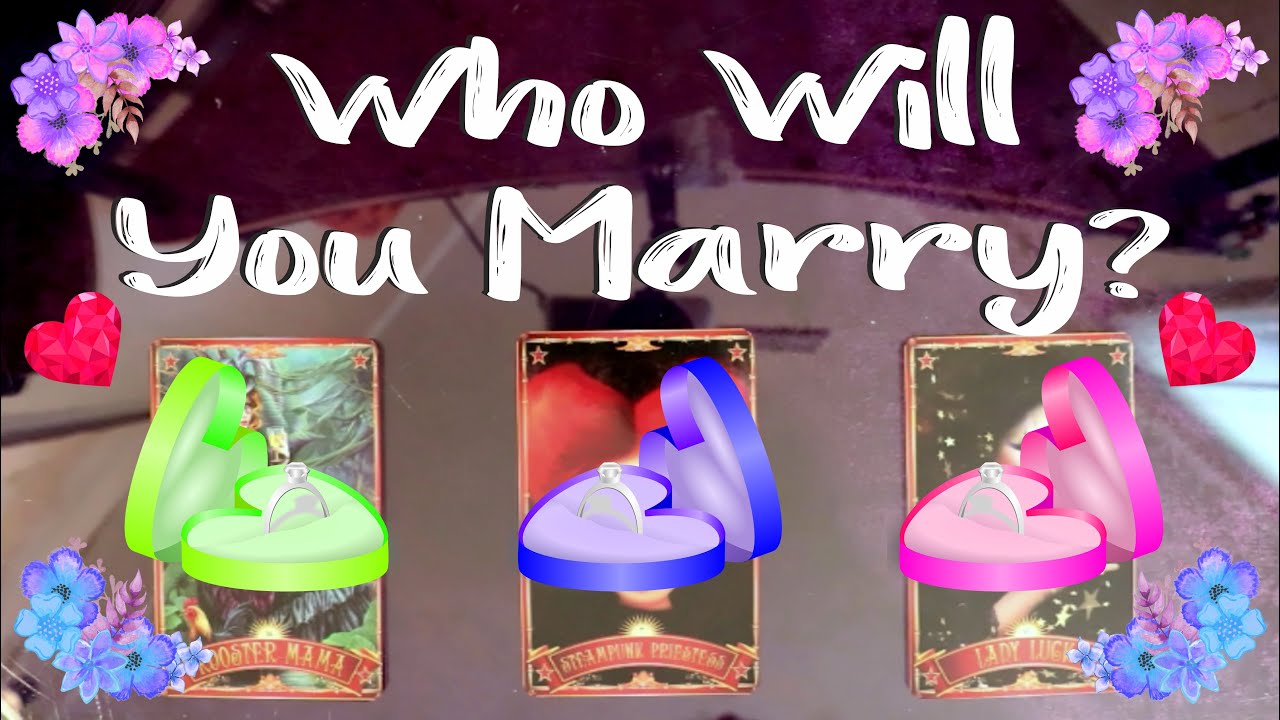 💍 ️ WHO WILL YOU MARRY? 😱💜 Pick a Card Reading - YouTube