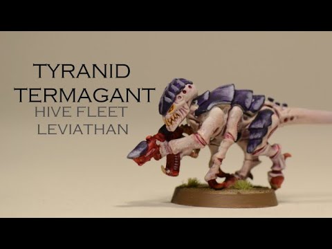 How To Paint a Hive Fleet Leviathan Termagant - YouTube