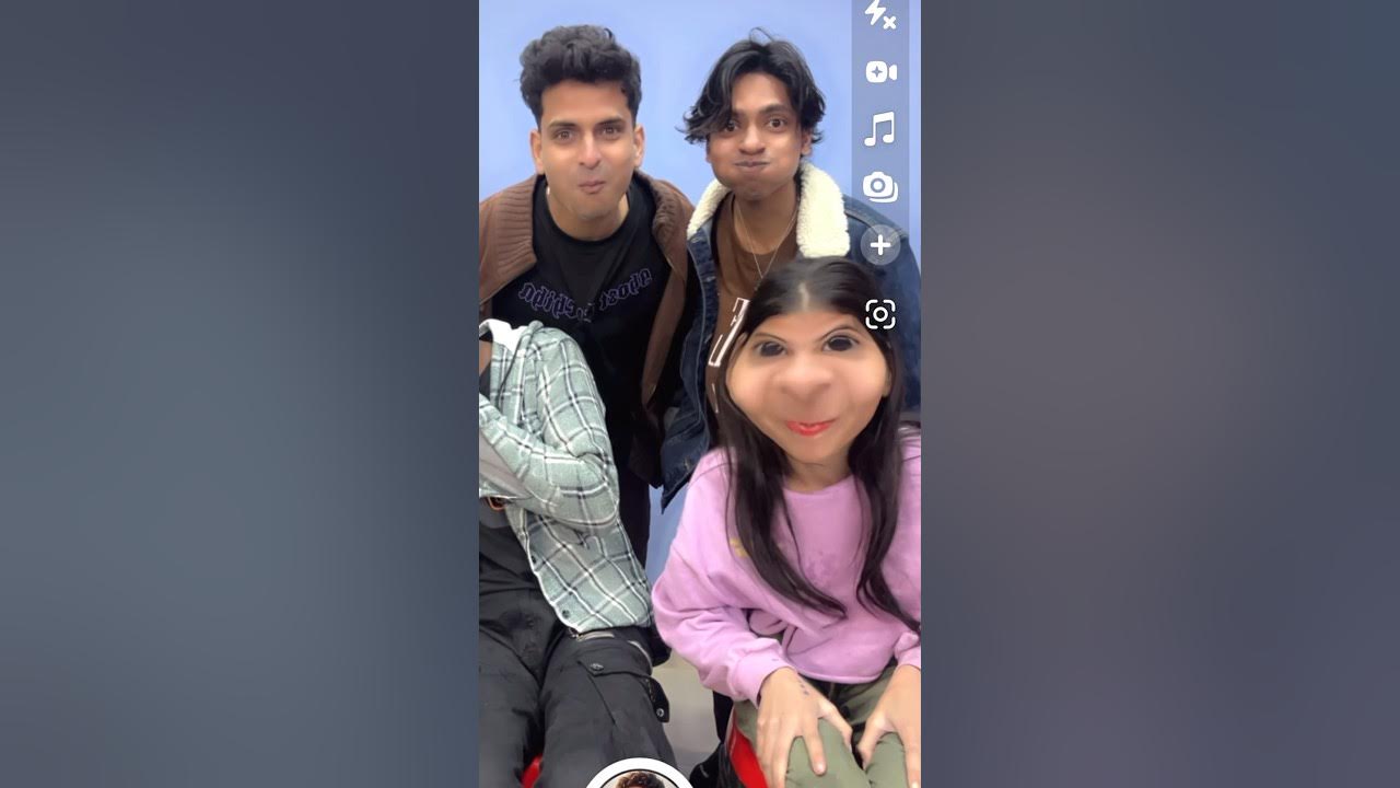 Snapchat Filter Challenge 😍 #shorts - YouTube