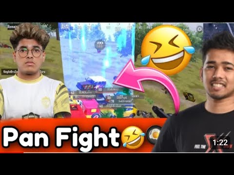 Epic PAN Fight Battle 🤣🍳 BGMI LAUNCH PARTY 🎉 - YouTube
