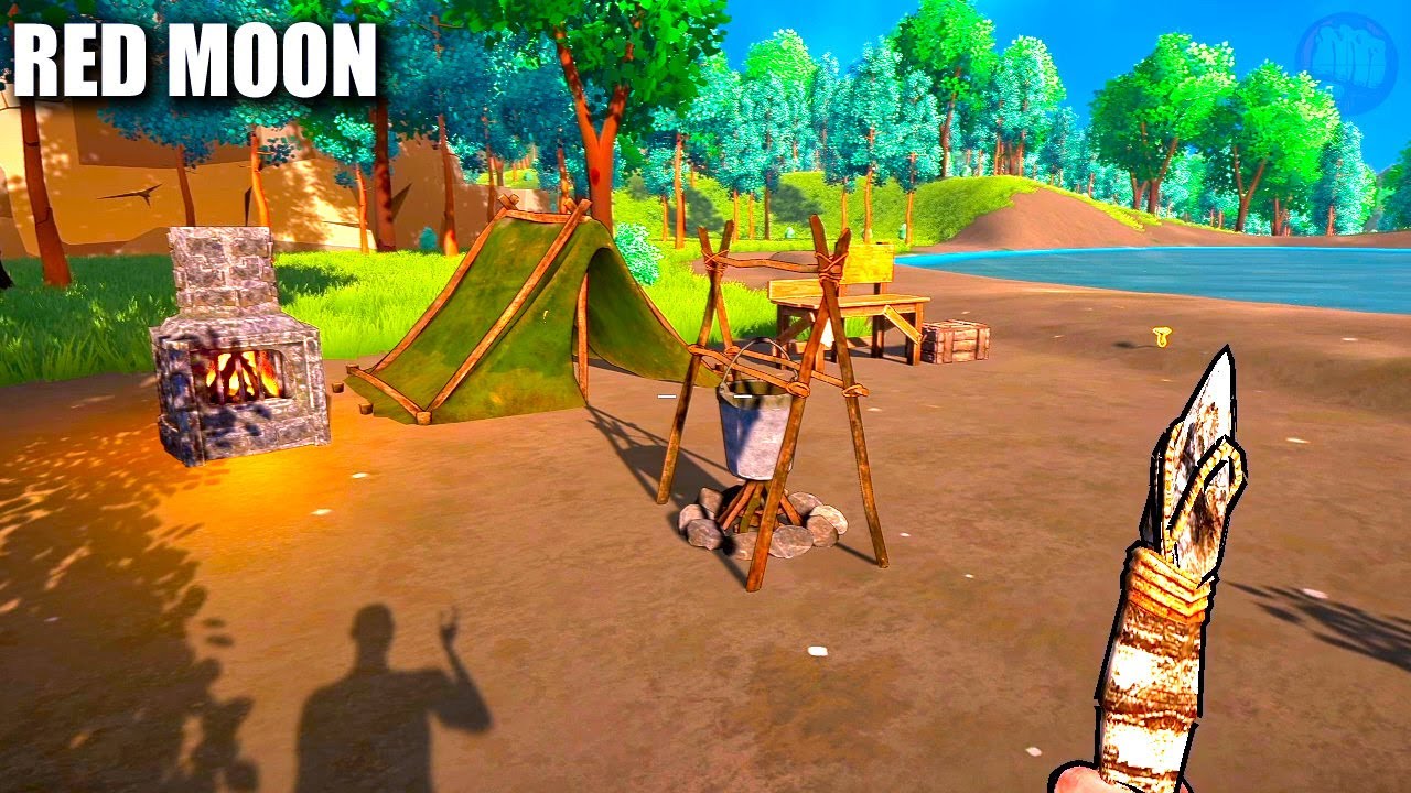 Defenses and Motorbike Surviving Day Four | Red Moon Survival Gameplay ...