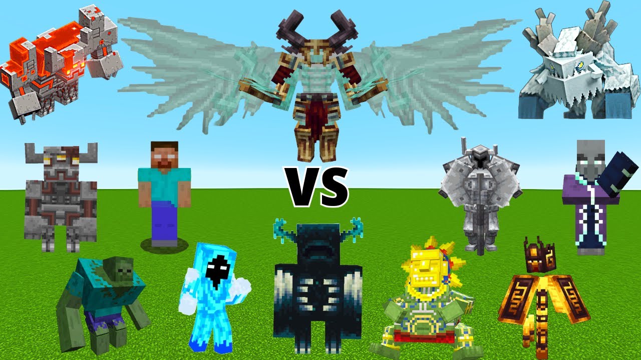 Maledictus vs All Boss Mobs || Minecraft Mob Battle || Maledictus Vs ...