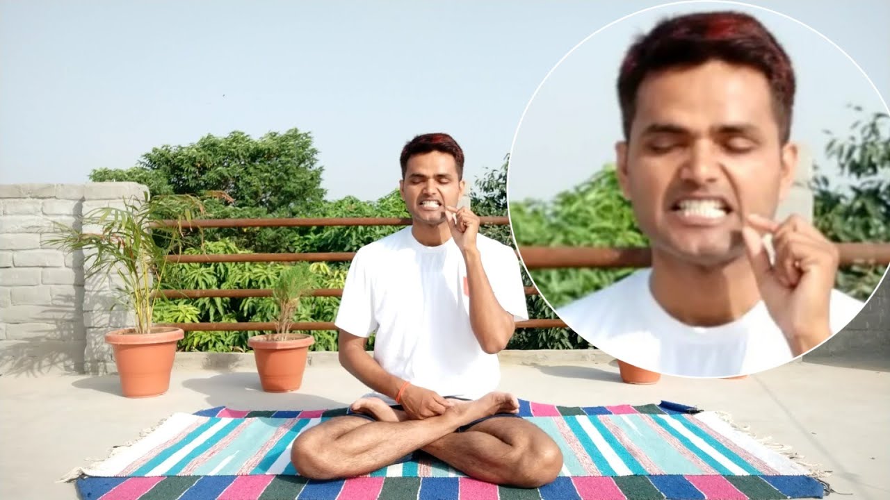 Sheetkari Pranayama शीतकारी प्राणायाम सही विधि से कैसे करें - YouTube