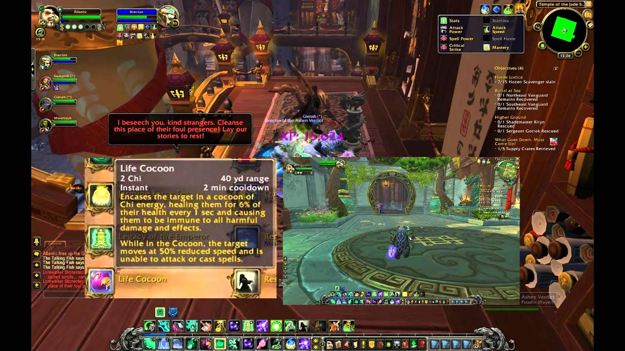 World of Warcraft: Mists of Pandaria - Monk Mistweaver (healer) basic ...