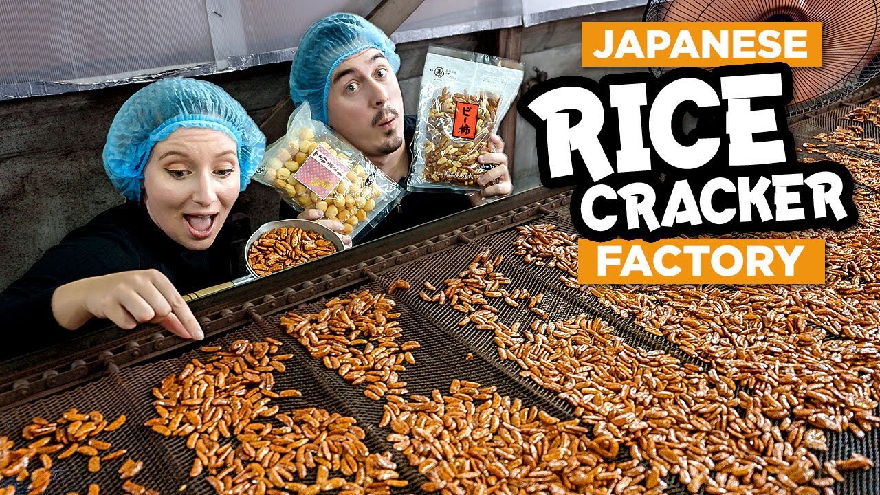 Exploring a Japanese Cracker Factory in Yokohama ft. @AbroadinJapan ...