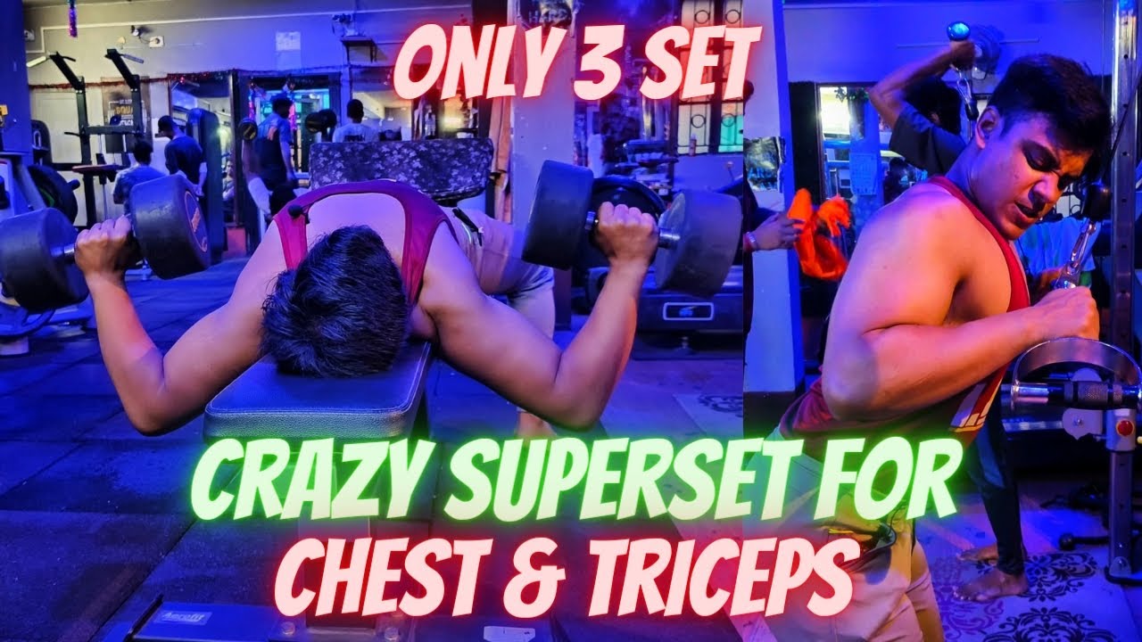 Crazy Superset For Chest & Triceps For Maximum Growth 📈📈 - YouTube