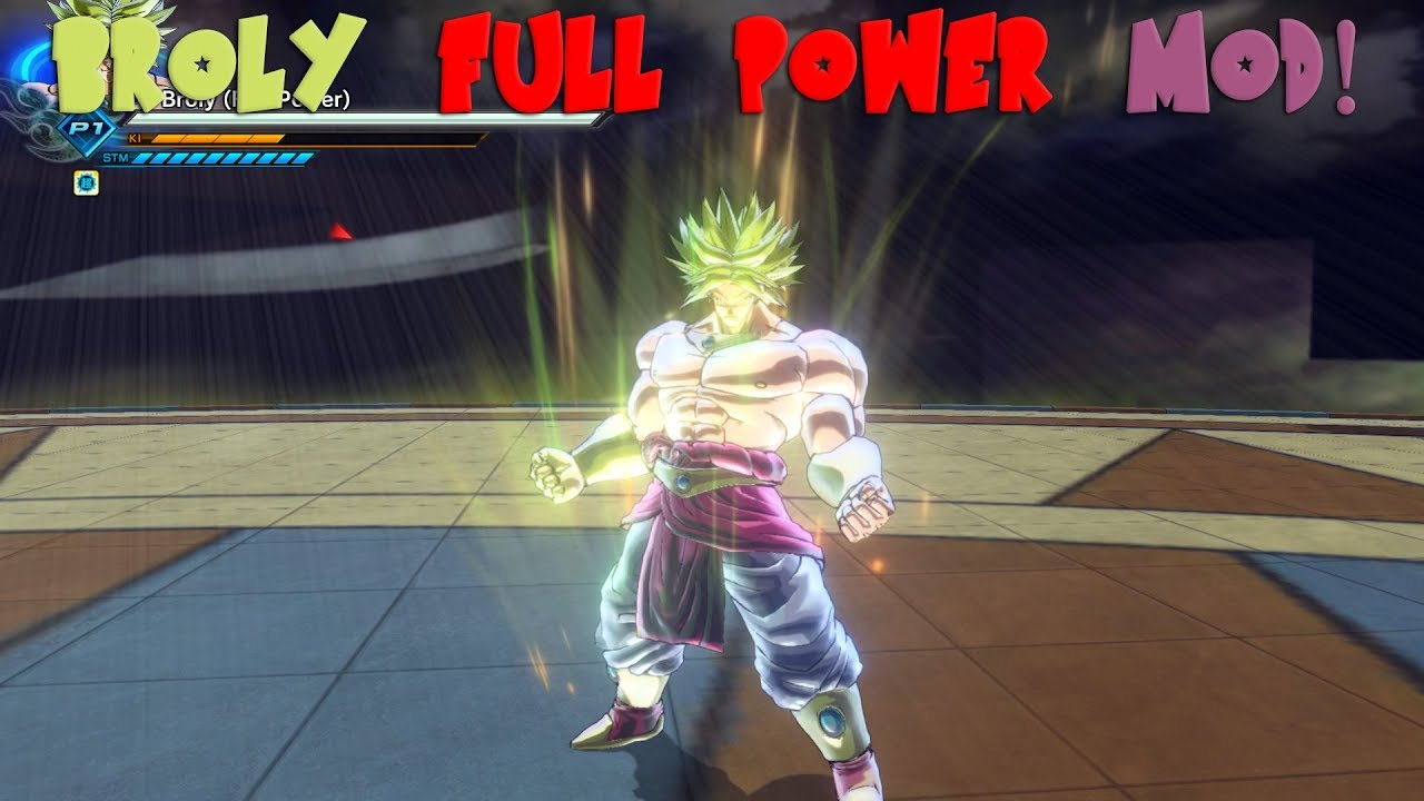 DRAGON BALL XENOVERSE 2 Broly Full Power Mod - YouTube
