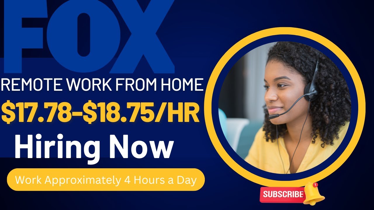 WORK ONLY 4 HOURS A DAY! Fox Brand, Outkick is HIRING NOW | Best Work ...