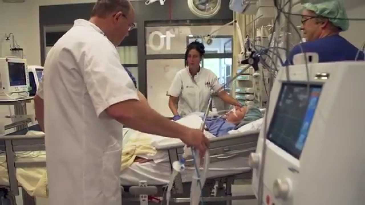 Anesthesie bij een open hartoperatie - YouTube