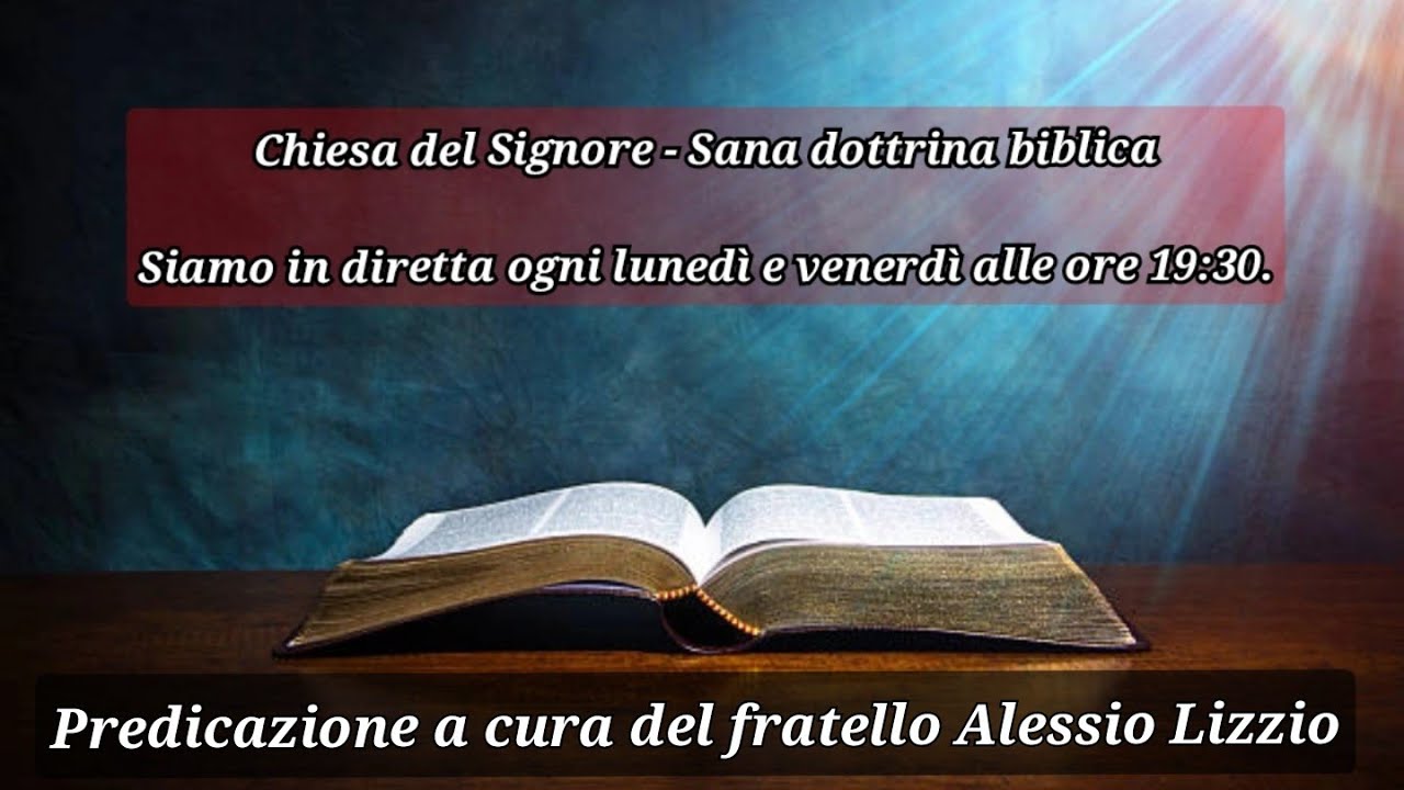 🔴 Fedeltà e Adulterio - Fratello Alessio Lizzio - YouTube