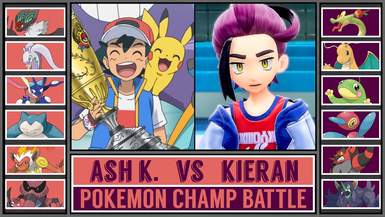 ASH vs KIERAN | Pokémon Champion Battle (VGC) - YouTube