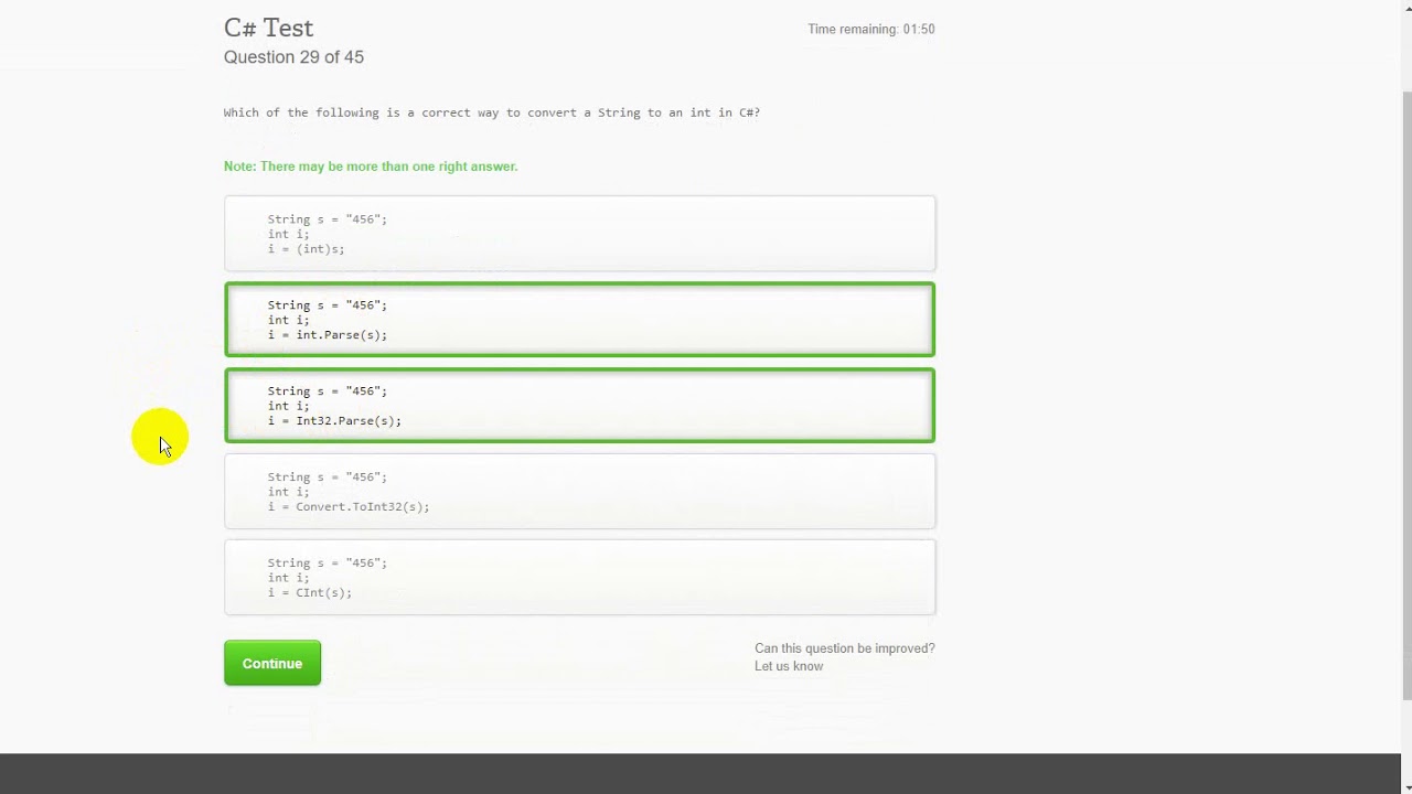 Upwork C# Test Question | 17-11-17 - YouTube