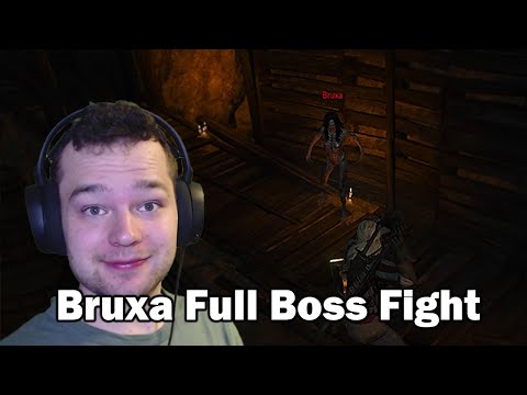 Bruxa Full Boss Fight in The Witcher 3 Wild Hunt Hardest Difficulty
