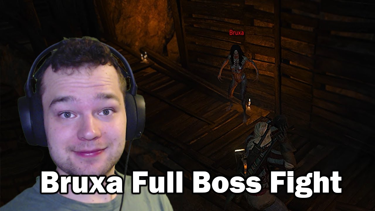 Bruxa Full Boss Fight in The Witcher 3 Wild Hunt Hardest Difficulty ...
