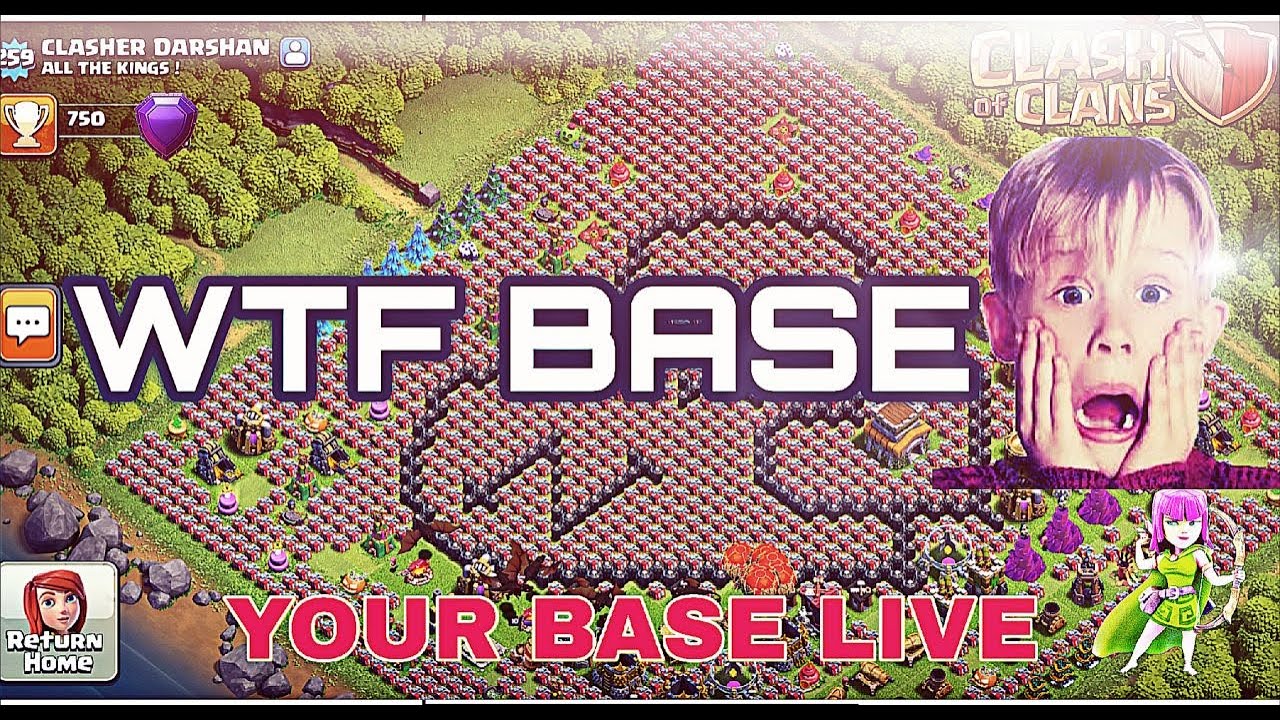 🔴LIVE BASE VISITING Clash Of Clans : 👍 Good stream | - YouTube