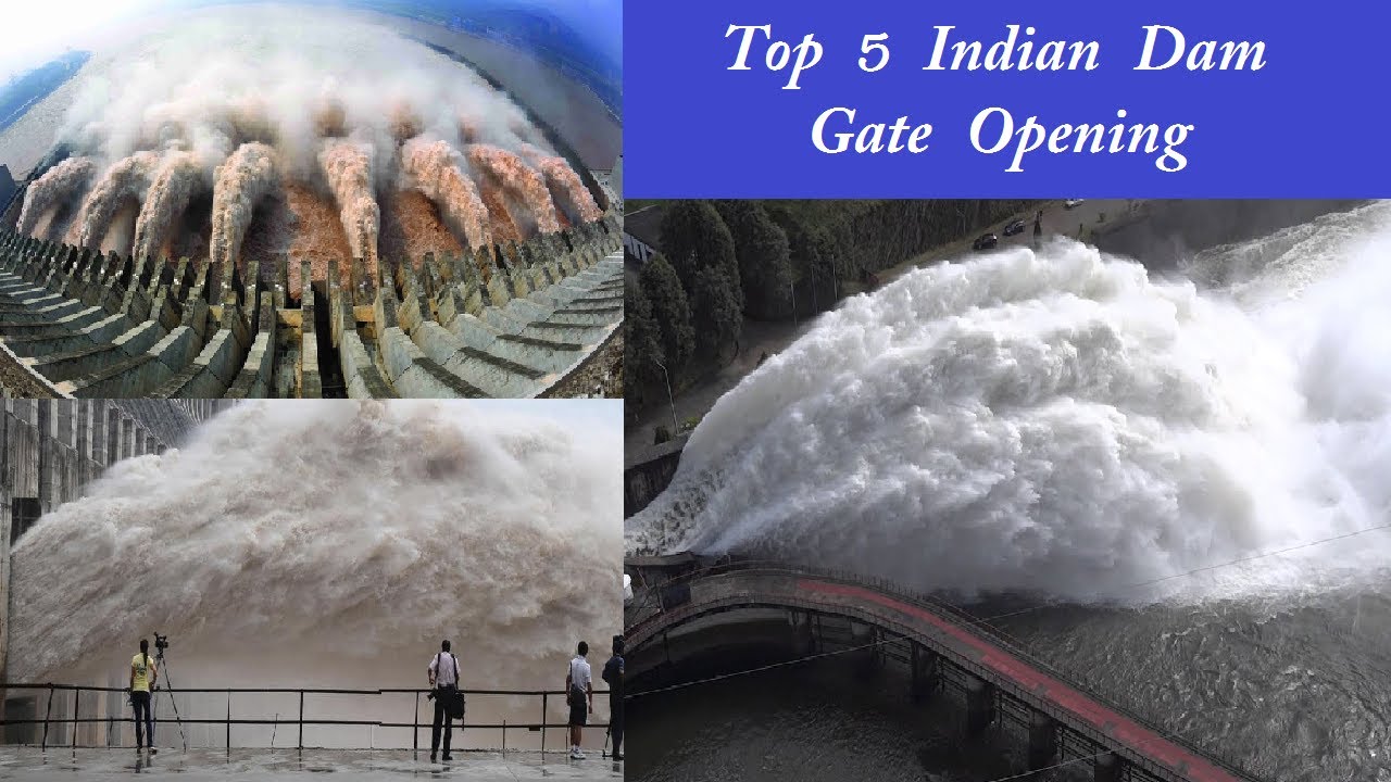 Top 5 Indian Dam Gate Open | You Never Seen Before - YouTube
