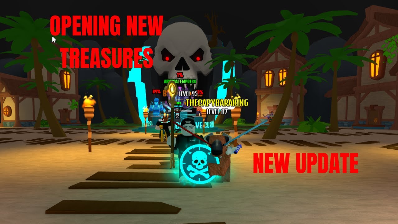 BLACKBEARD TREASURES OPENING new the house td update - YouTube
