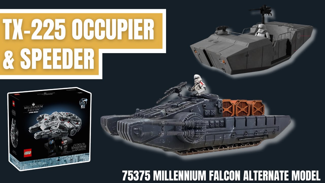 2x Imperial Vehicles from 1x LEGO Set! | Alternate Builds from LEGO ...