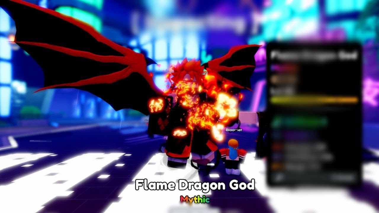 Showcase Flame Dragon King (evo) | Anime Defenders - YouTube