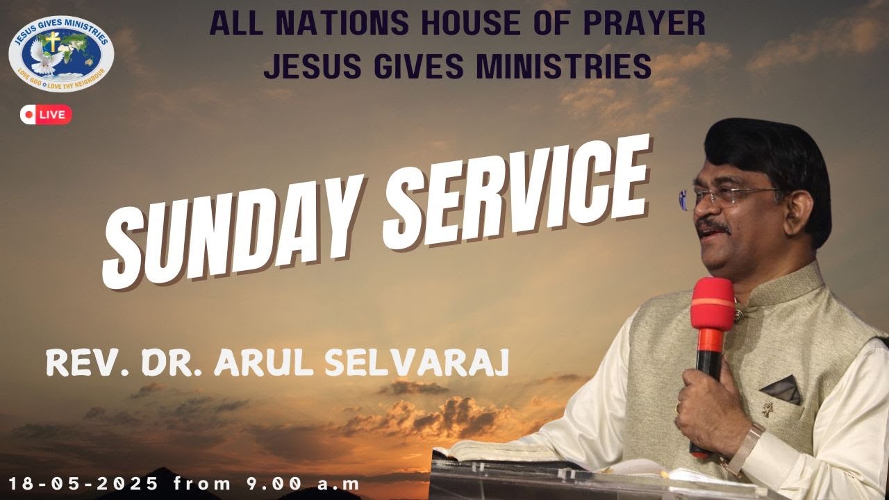 🔴LIVE | SUNDAY SERVICE | ஞாயிறு ஆராதனை | REV. DR. ARUL SELVARAJ | ANHOP ...