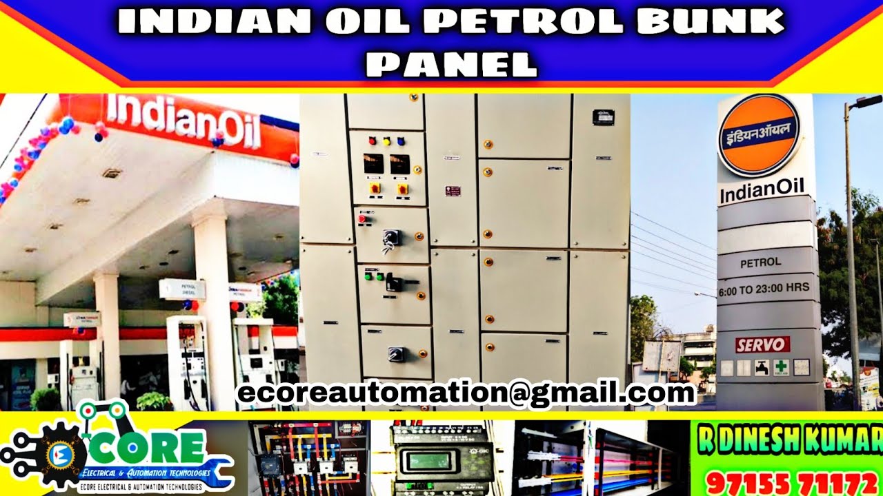 Indian Oil Bunk Full Electrical Control Panel #EcoreTechnologies - YouTube