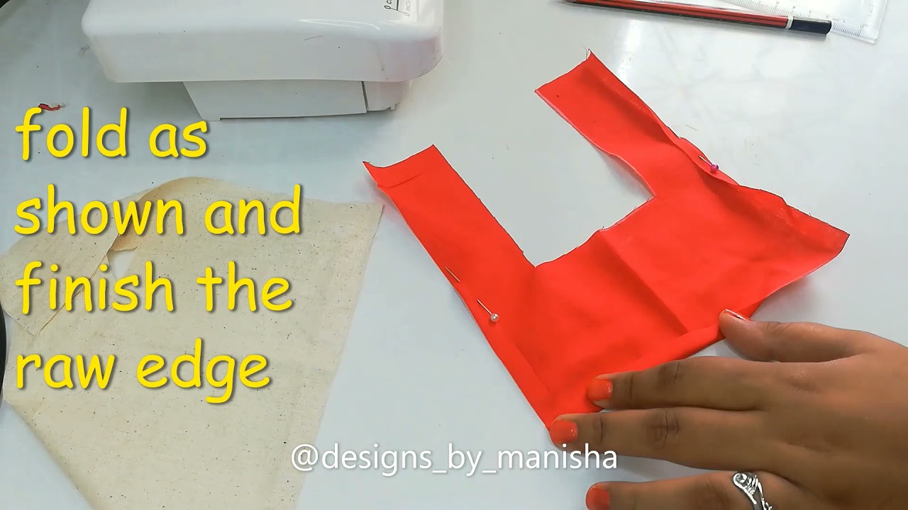 SHAPED FACING TECHNIQUE - SQUARE NECKLINE - YouTube