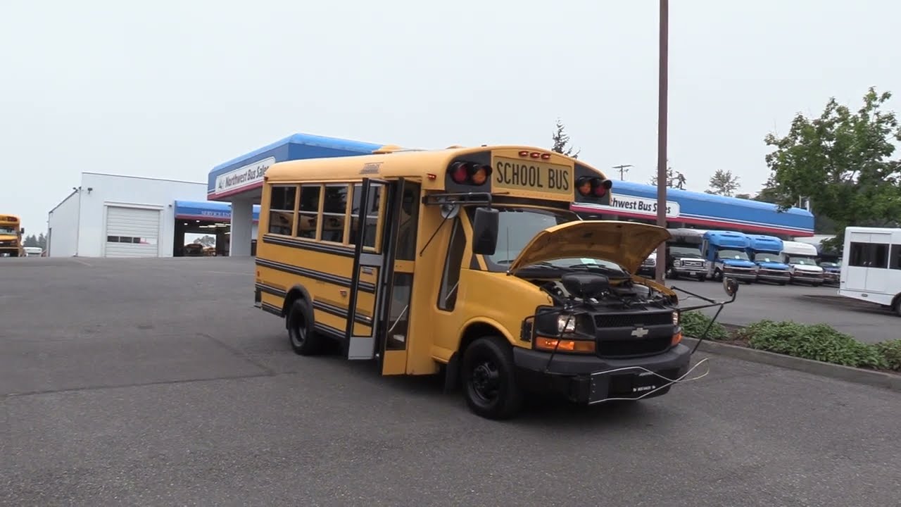 2010 Chevrolet Thomas 24 Passenger Type-A School Bus - B36535 - YouTube