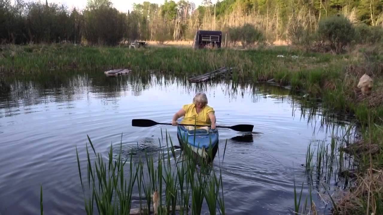 Kayaking in the pond (Pond ) ASMR - YouTube