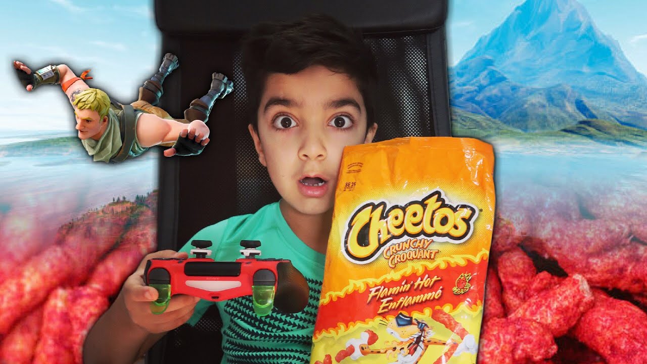 I Ate Flamin Hot Cheetos With NO WATER For Every Kill My Older Brother ...