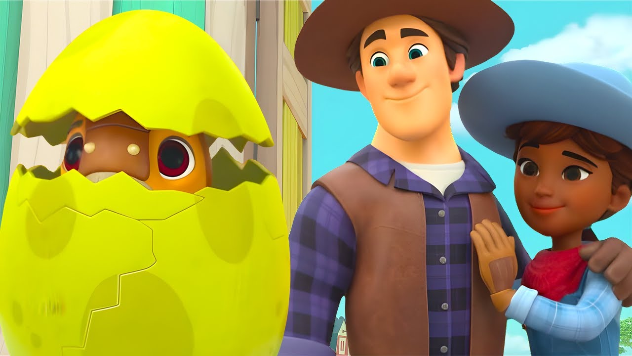 A New Baby Dino Joins The Dino Ranch! | Dino Ranch - YouTube