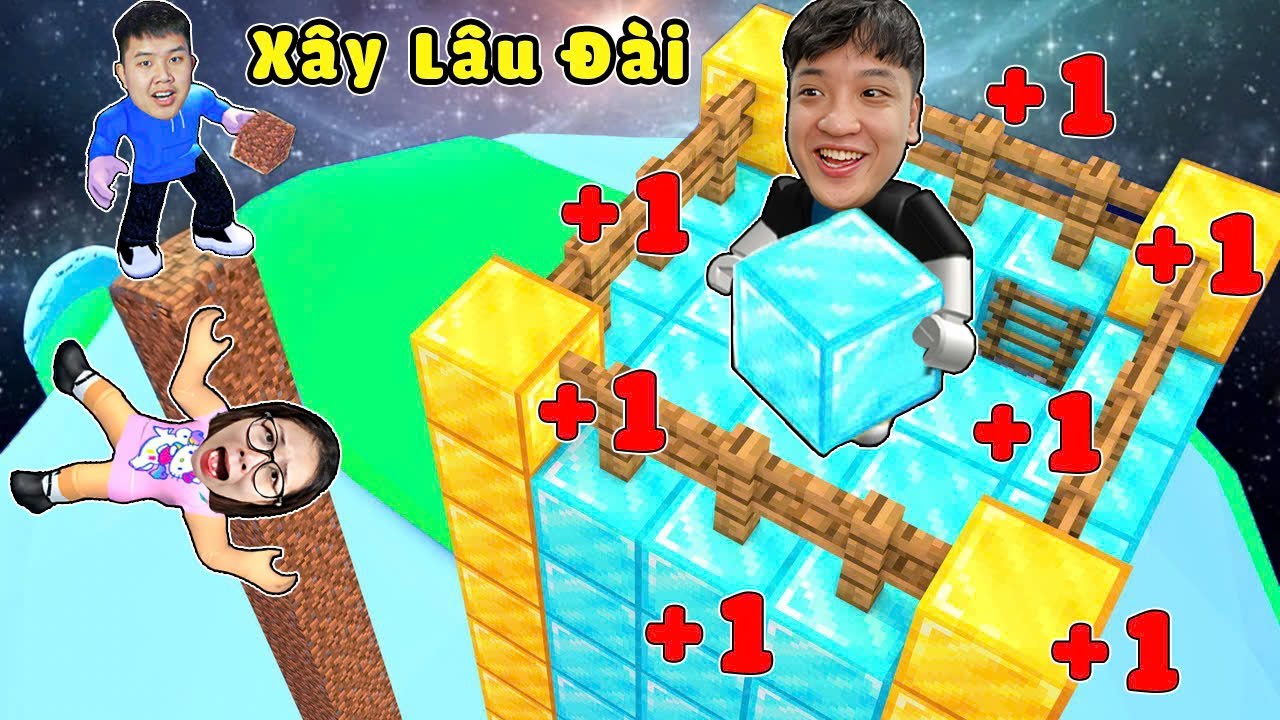 Bun Tốn 24 Giờ Để Thu Gom BLOCKS Và Xây Lâu Đài Xịn Nhất ROBLOX ...