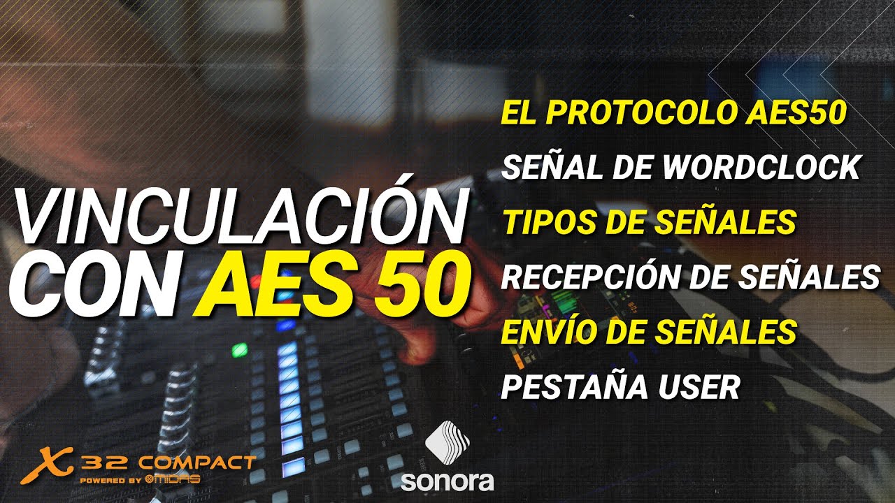 Behringer X32 - Vinculación de controladoras con AES50 - YouTube