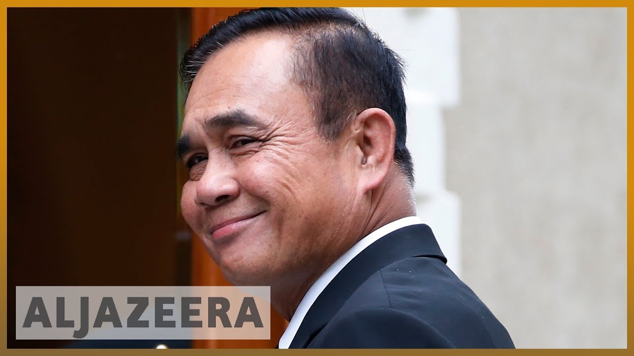 Military government chief Prayuth Chan-ocha elected Thai PM - YouTube