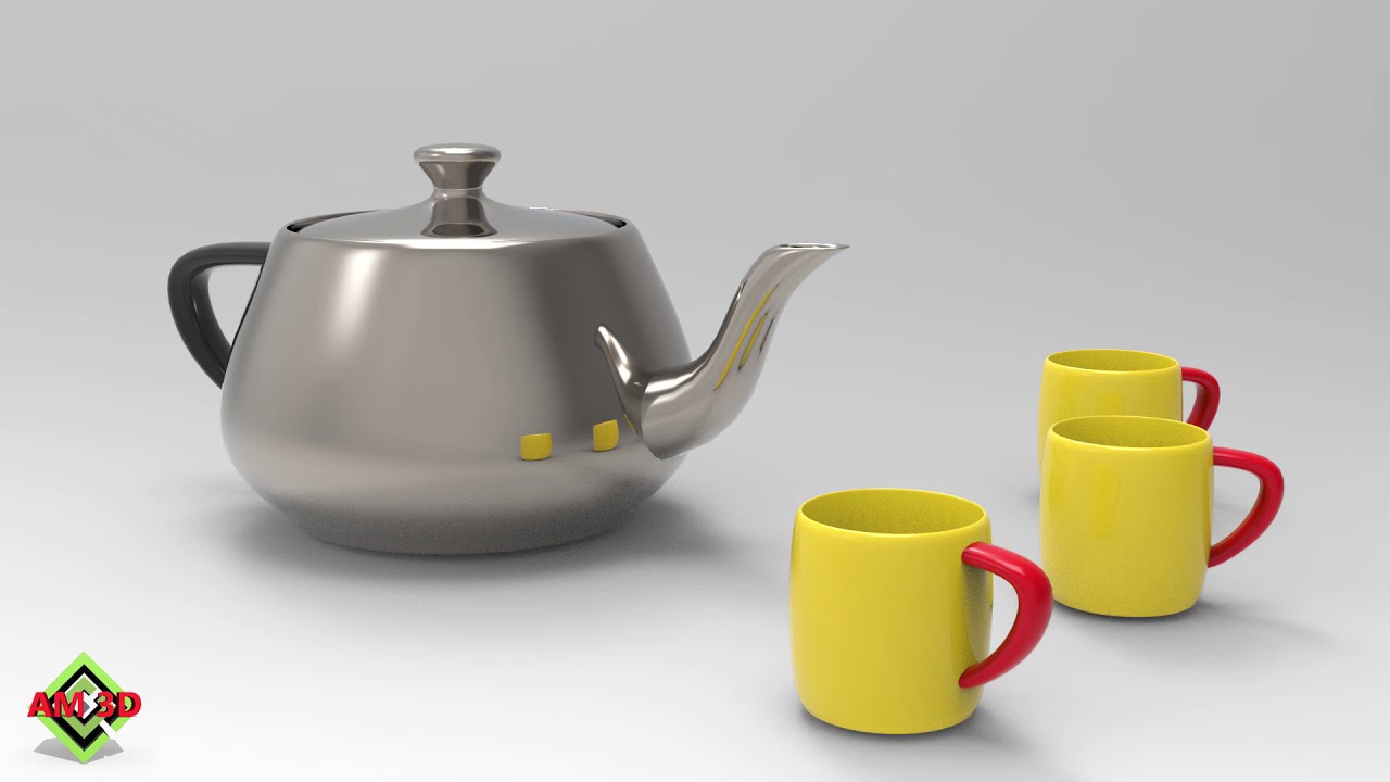 3ds max how to create a teapot ( for beginners ) - YouTube