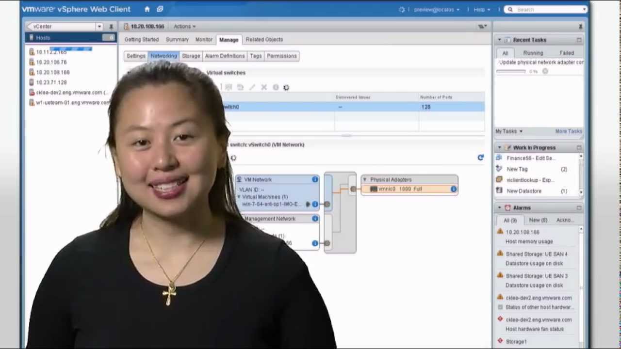 Add a NIC to a vSphere Standard Switch in the vSphere Web Client - YouTube